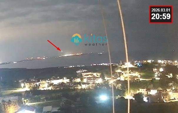 Footage shows multiple objects over RAF Akrotiri during strike against ...